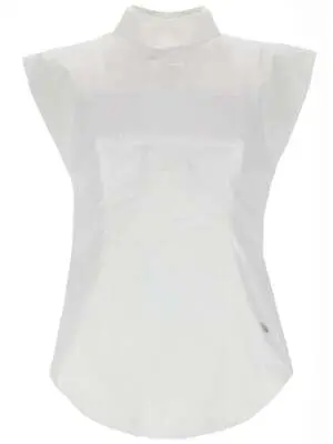 JEAN PAUL GAULTIER Sleeveless Shirt - White
