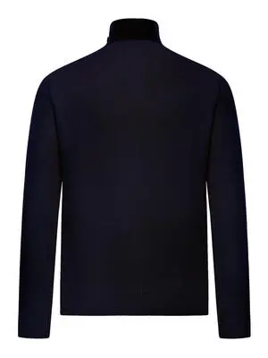 Stone Island Regular Fit Sweater With Zip And Button Fastening