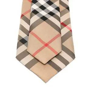 Burberry Neutrals Ties & Bow Ties - Cream