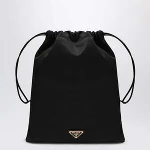 Prada Wish Pouch In Re-nylon - Black