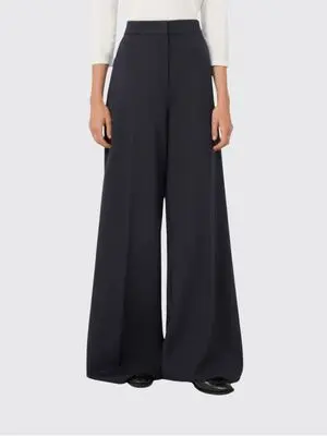 Max Mara Taverna Viscose Blend High-waisted Palazzo Trousers - Multicolor