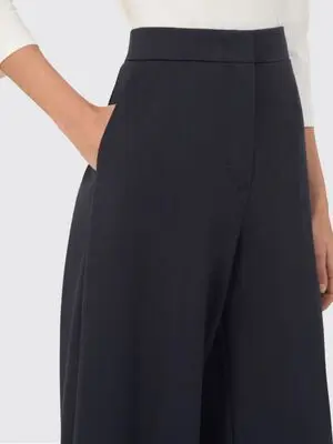 Max Mara Taverna Viscose Blend High-waisted Palazzo Trousers - Multicolor