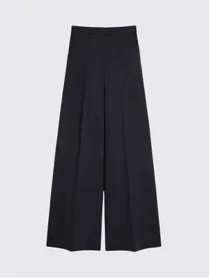 Max Mara Taverna Viscose Blend High-waisted Palazzo Trousers - Multicolor