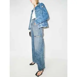 MAISON MARGIELA Denim Straight-leg Jeans - Blue