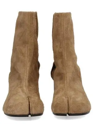 MAISON MARGIELA Leather Tabi Boots - Brown
