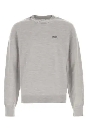 Loewe Grey Wool Blend Sweater - Gray