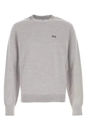 Loewe Grey Wool Blend Sweater - Gray