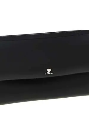 COURREGES Leather Wrist Clutch