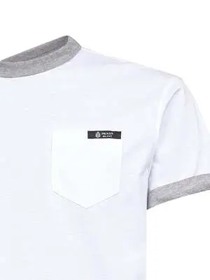 Prada Abbigliamento Reversible Cotton T-shirt