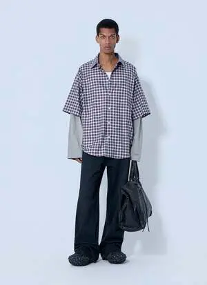 Balenciaga Layered Check Shirt