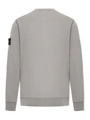 Stone Island Cotton Crew-neck Sweatshirt - Gray
