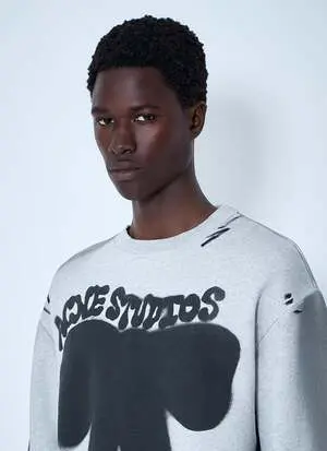 Acne Studios Sprayed Logo Sweatshirt