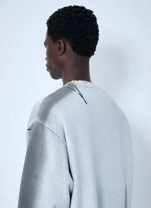 Acne Studios Sprayed Logo Sweatshirt - Gray