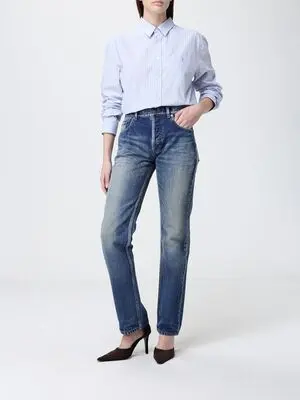 Saint Laurent Striped Cotton Shirt