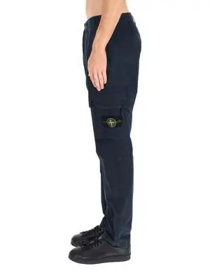 Stone Island Cargo Pants With Logo Patch