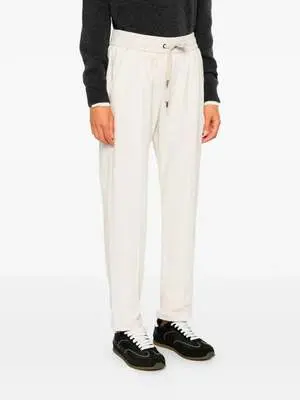 Brunello Cucinelli Cotton Fleece Track Pants - Multicolor