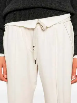 Brunello Cucinelli Cotton Fleece Track Pants - Multicolor