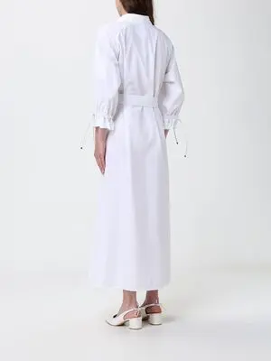 Max Mara Cotton Poplin Shirt Dress - White