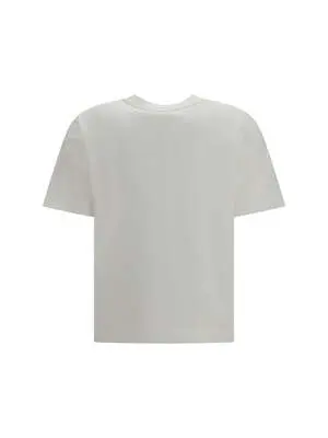 Burberry Knight Check Cotton T-shirt - White
