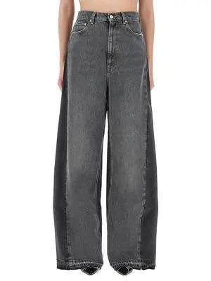 Stella McCartney Wide Leg Jeans - Black