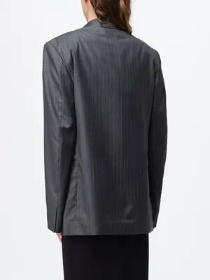 Gucci Pinstripe Wool Single-breasted Blazer With Peak Lapels