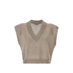 Brunello Cucinelli Neutrals Tops Vests & Tank Tops