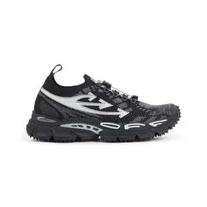 Off-White Knit Sneakers - Black