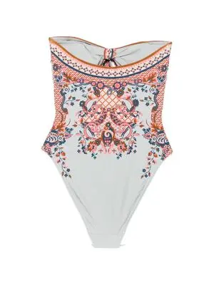 Zimmermann Aster Printed Swimsuit