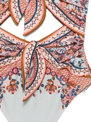 Zimmermann Aster Printed Swimsuit