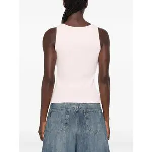 Casablanca Ribbed Logo Tank Top