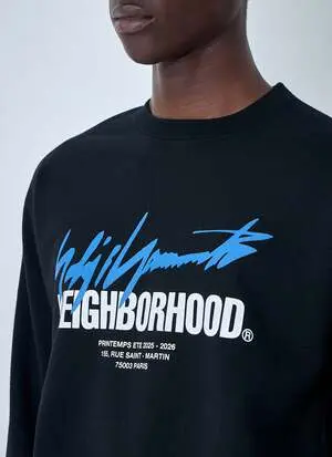 Yohji Yamamoto X Neighborhood Cotton Sweatshirt - Black
