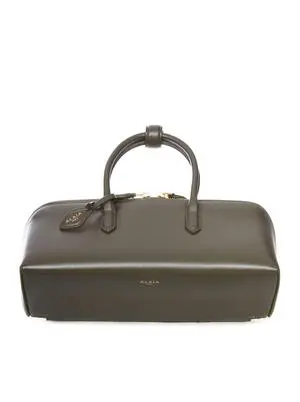 Alaïa Delta Small Calfskin Box Bag - Green