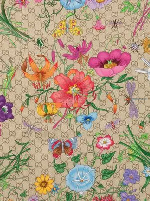 Gucci Flora Silk Foulard - Multicolor