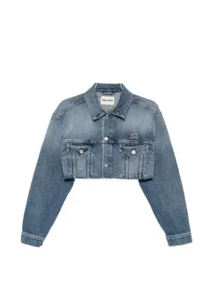 Miu Miu Denim Cotton Jacket - Multicolor