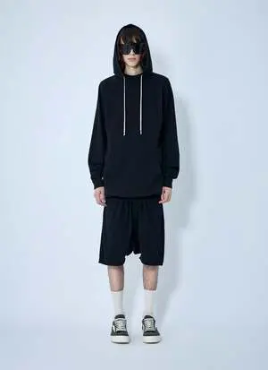 Rick Owens Drawstring Hooded Sweatshirt