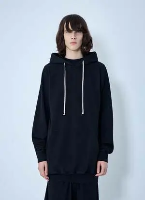 Rick Owens Drawstring Hooded Sweatshirt - Black