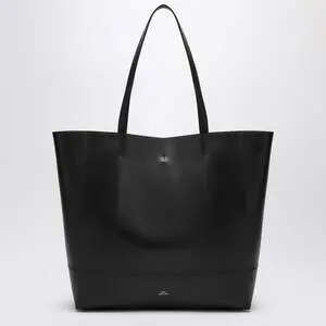 TOTEME Roam Leather Tote Bag - Black