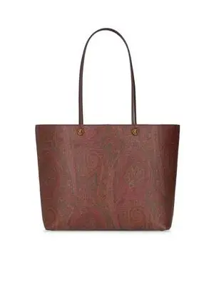 Etro Essential Medium Paisley Shopping Bag - Brown