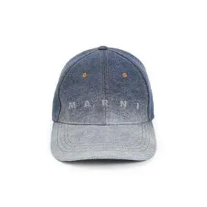 Marni Cotton Hat - Blue