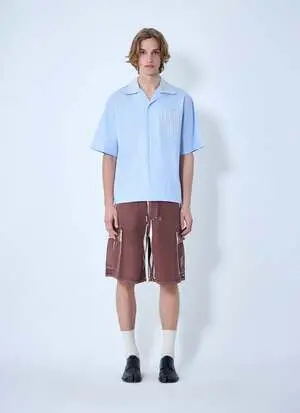 Marni Striped Cotton Poplin Shirt