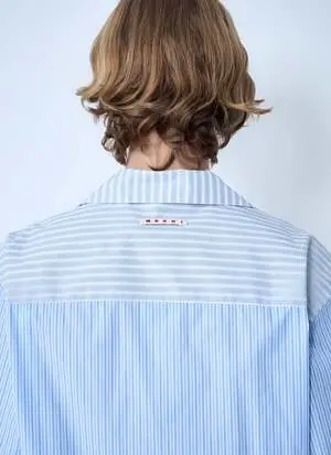 Marni Striped Cotton Poplin Shirt