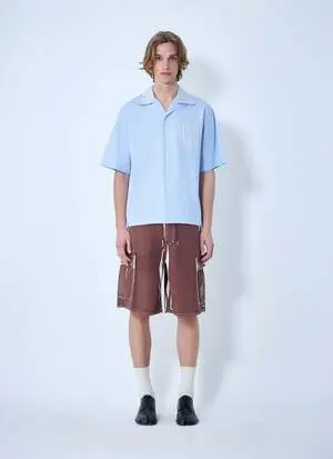 Marni Striped Cotton Poplin Shirt