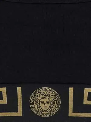 Versace Top 'sport' With Tech Fabric Logo For