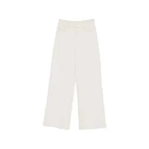 Max Mara Neutrals Trousers Straight Trousers - Cream