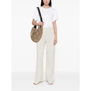 Max Mara Neutrals Trousers Straight Trousers