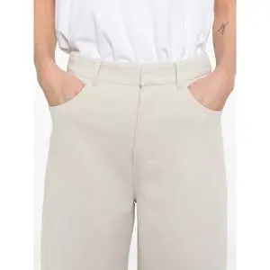 Max Mara Neutrals Trousers Straight Trousers