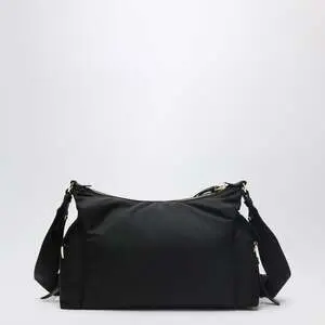 Prada Explore Large Bag In Re-nylon And Leather - Black