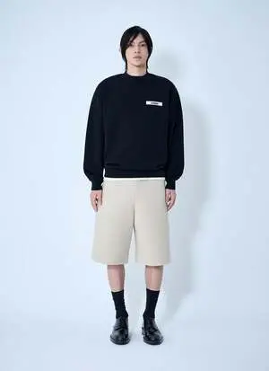 Jacquemus Le Camionneur Gros Grain Sweatshirt - Black