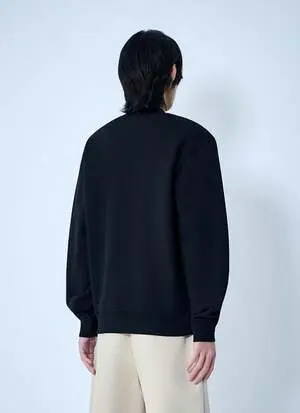 Jacquemus Le Camionneur Gros Grain Sweatshirt - Black