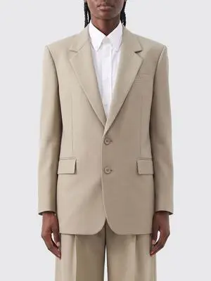 Saint Laurent Single-breasted Wool Blend Blazer - Multicolor
